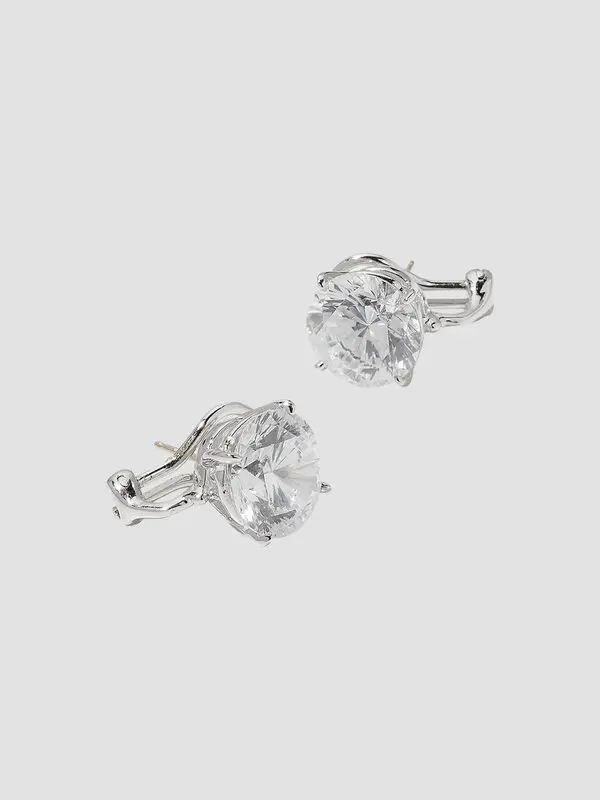 FANTASIA BY DESERIO Sterling Silver & 10.00 Tcw Cubic Zirconia Stud Earrings