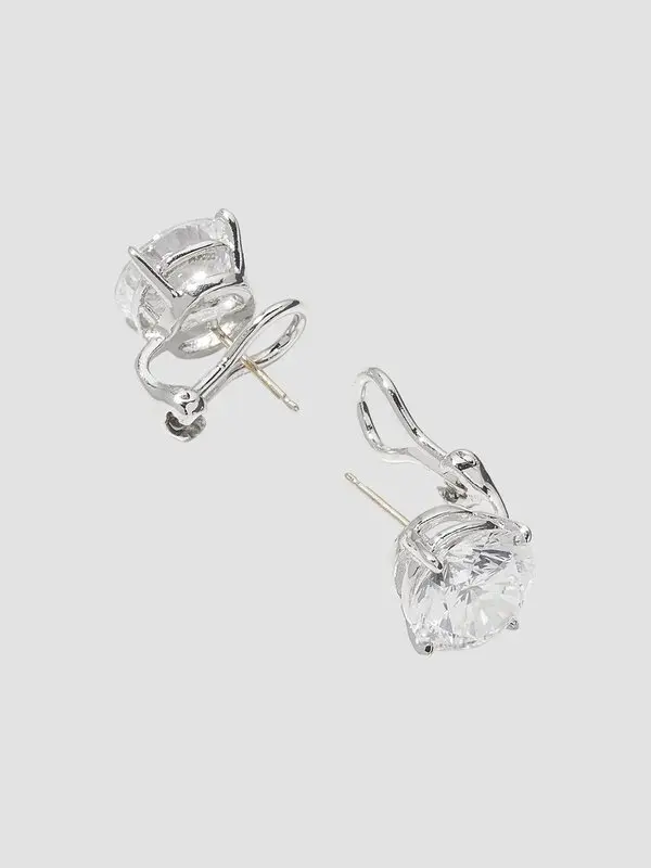 FANTASIA BY DESERIO Sterling Silver & 10.00 Tcw Cubic Zirconia Stud Earrings