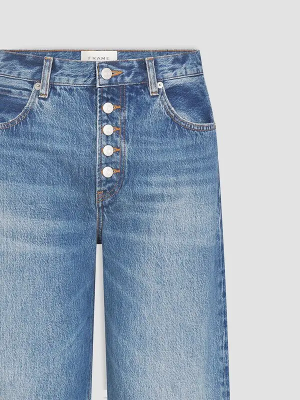 FRAME The Loose High-rise Wide-leg Jeans