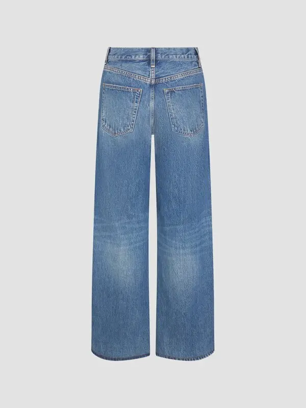 FRAME The Loose High-rise Wide-leg Jeans