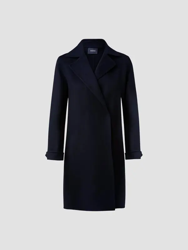Akris Bera Double-faced Cashmere Car Coat
