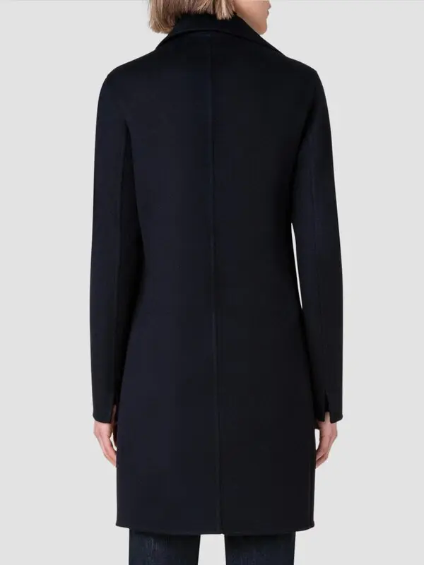 Akris Bera Double-faced Cashmere Car Coat