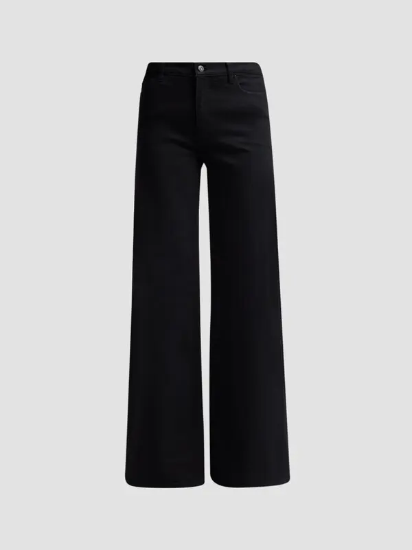 FRAME The Palace Cotton-blend Wide-leg Jeans