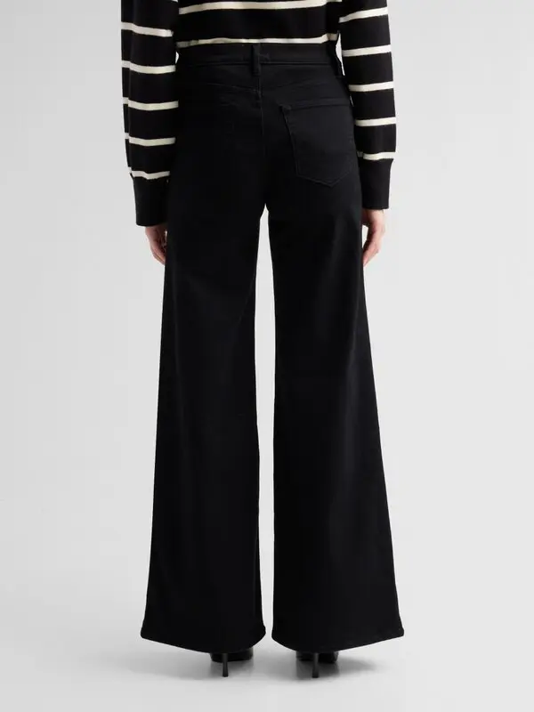FRAME The Palace Cotton-blend Wide-leg Jeans