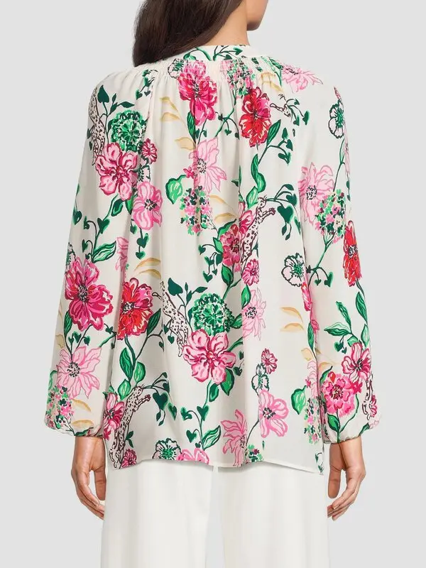 Lilly Pulitzer® Elsa Floral Silk Top