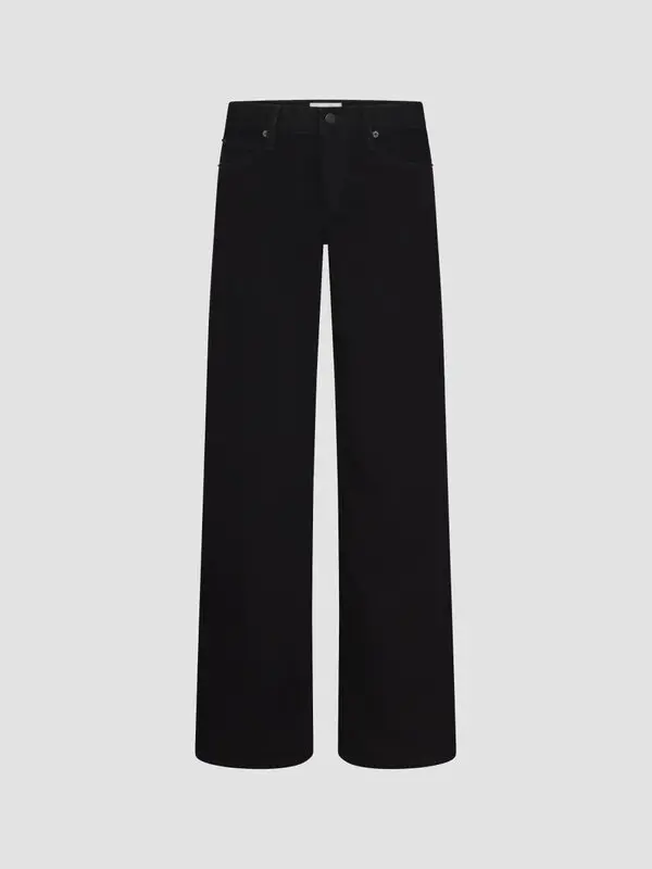 FRAME The Gray Straight-leg Jeans - Black