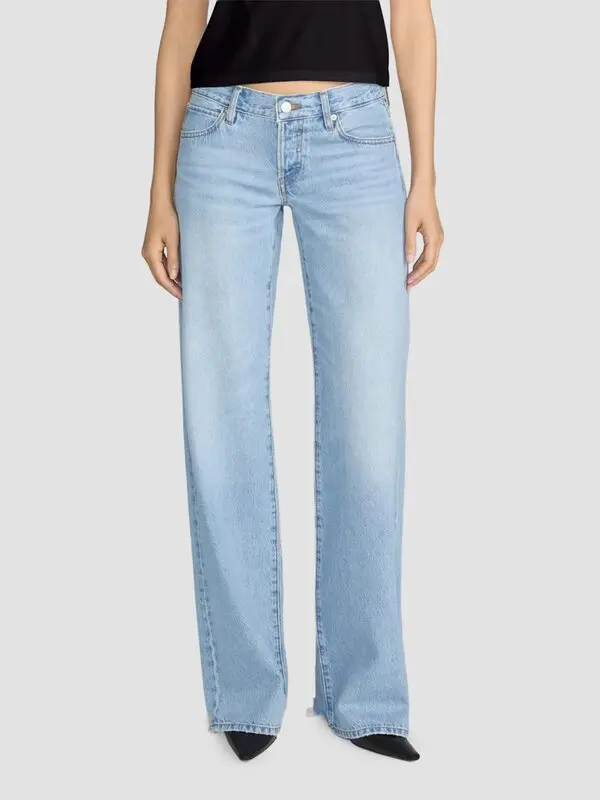 FRAME The Gray Straight-leg Jeans - Dodger Offset Hem