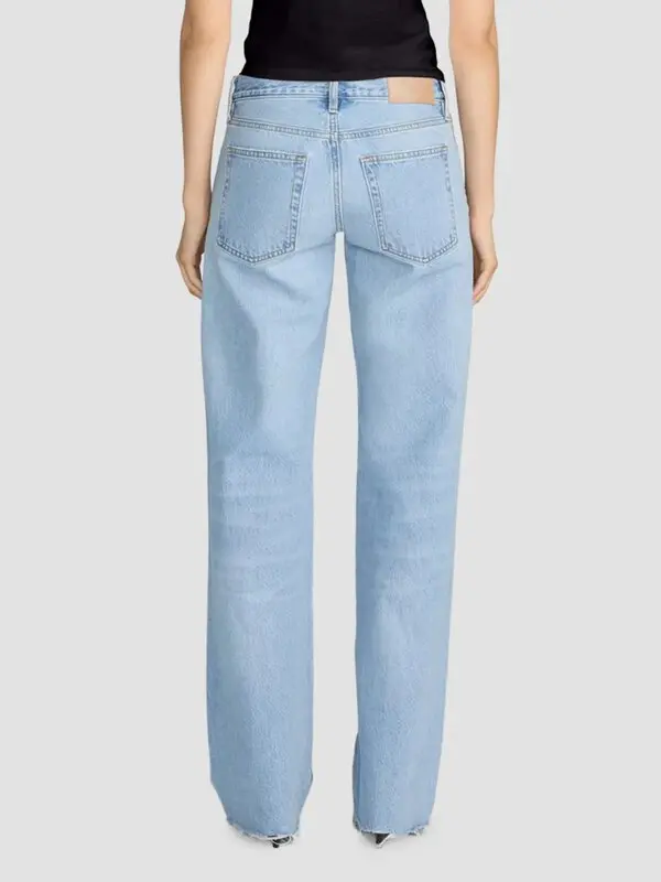 FRAME The Gray Straight-leg Jeans - Dodger Offset Hem