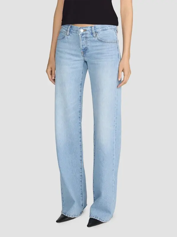 FRAME The Gray Straight-leg Jeans - Dodger Offset Hem