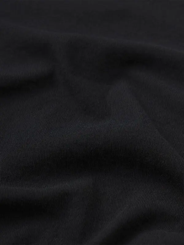 FRAME The Shadow Cotton Turtleneck - Black