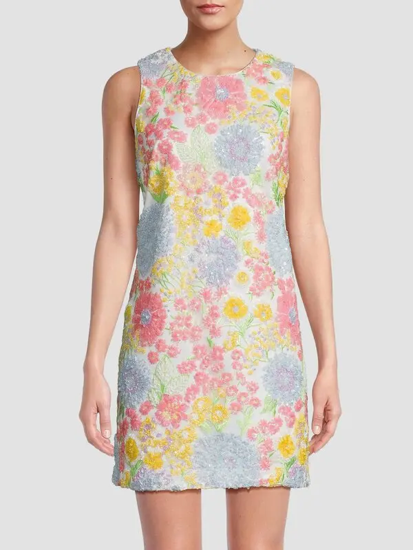 Lilly Pulitzer® Airbella Floral Sequined Shift Dress