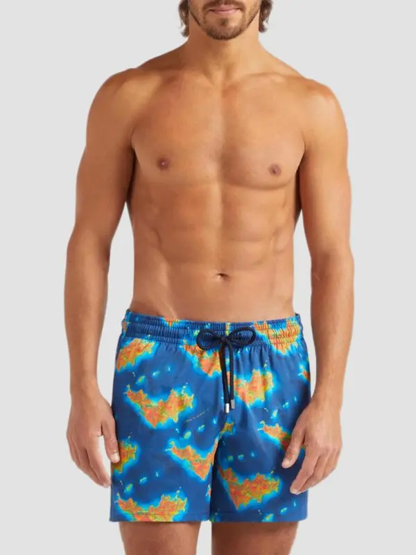 Vilebrequin St Barth Printed Swim Shorts