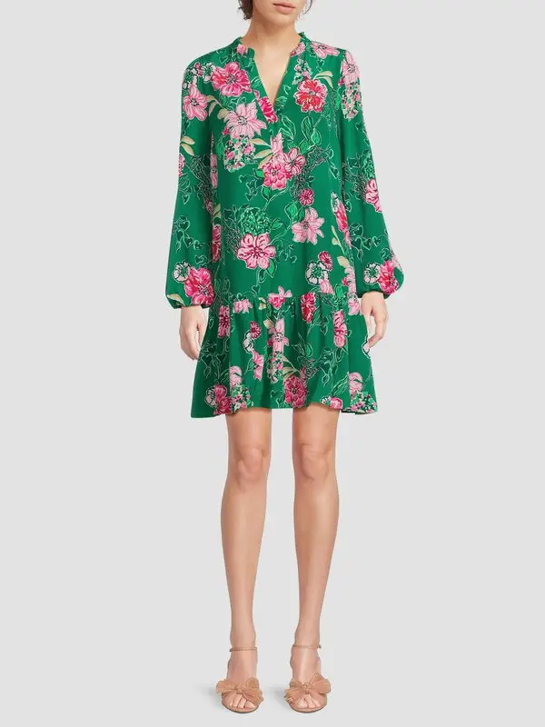 Lilly Pulitzer® Evaline Floral Silk Dress