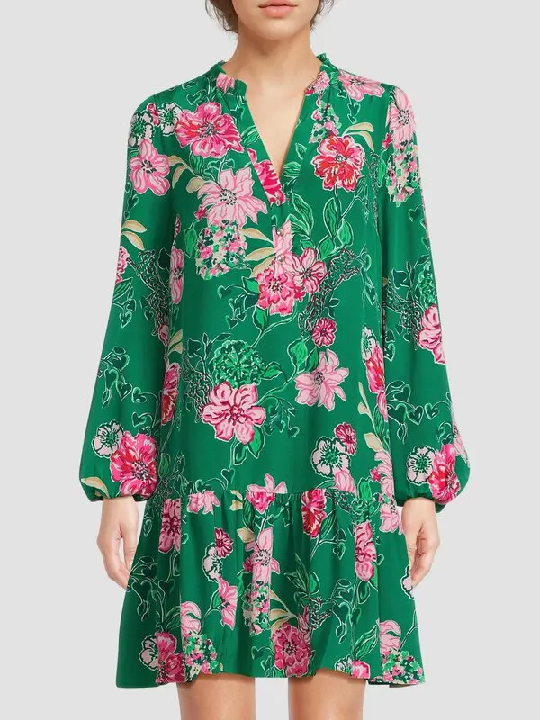 Lilly Pulitzer® Evaline Floral Silk Dress