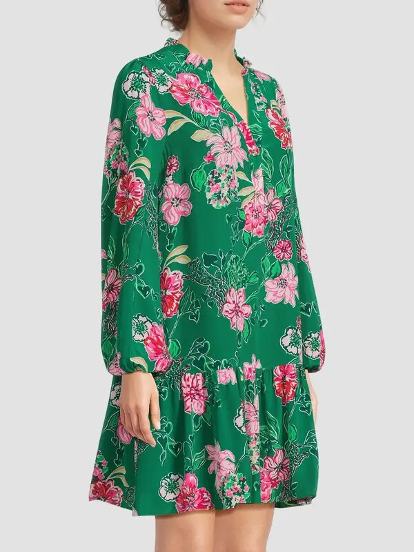 Lilly Pulitzer® Evaline Floral Silk Dress