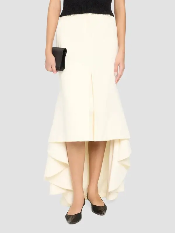 Michael Kors Wool High-low Trouser Skirt