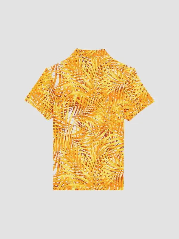 Vilebrequin Palm Leaves Stretch Polo Shirt