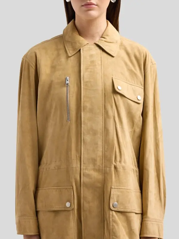 FRAME Suede Safari Jacket