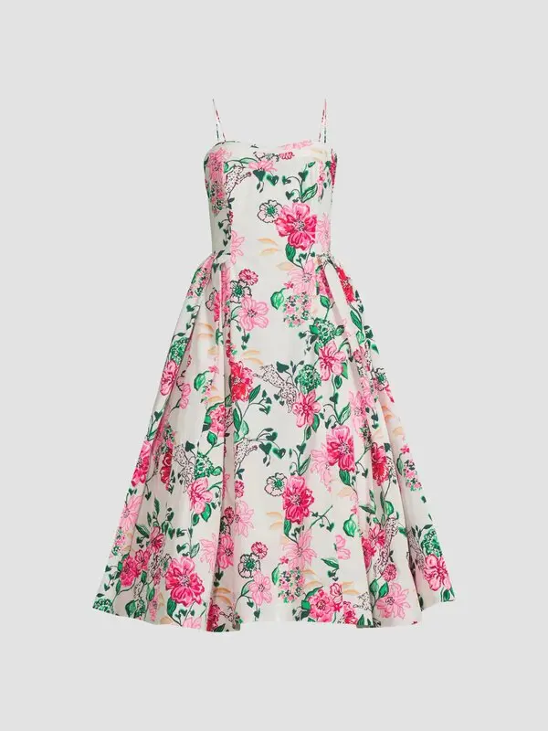 Lilly Pulitzer® Lillyanna Floral Fit-&-flare Dress - Coconut
