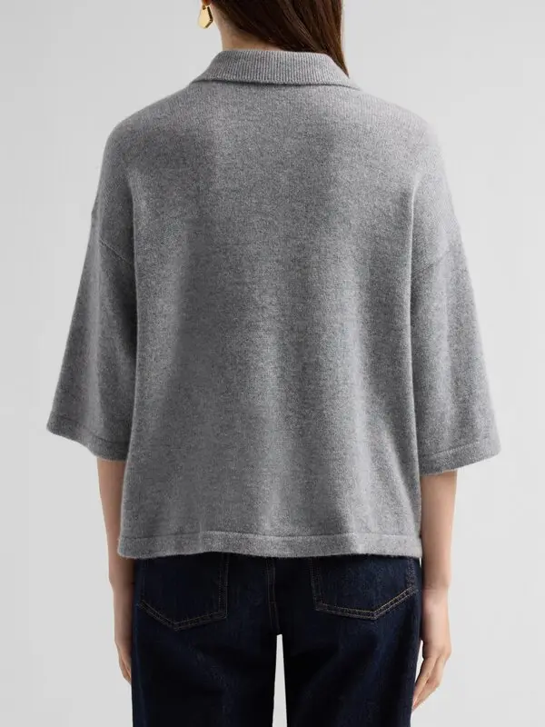 FRAME The Academy Cashmere Polo Shirt