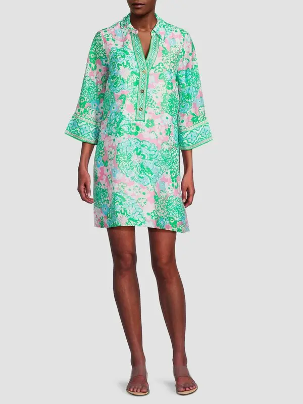 Lilly Pulitzer® Daphnie Plumes In Bloom Tunic Dress