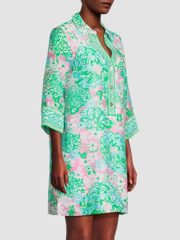 Lilly Pulitzer® Daphnie Plumes In Bloom Tunic Dress
