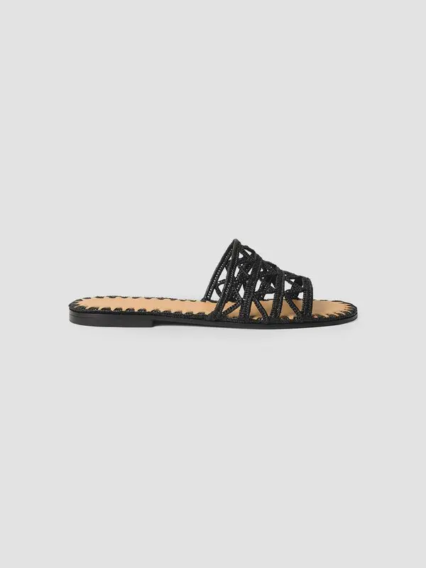 ODISSI Evie Woven Slide Sandals