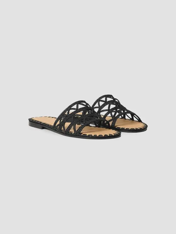ODISSI Evie Woven Slide Sandals