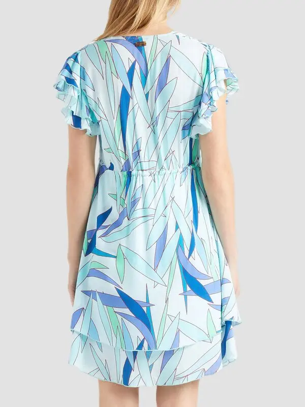Vilebrequin Abstract Tiered Ruffle Minidress