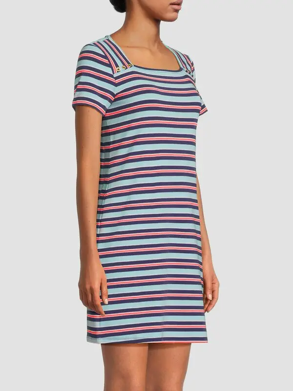 Lilly Pulitzer® Beaty Striped Cotton-blend Minidress