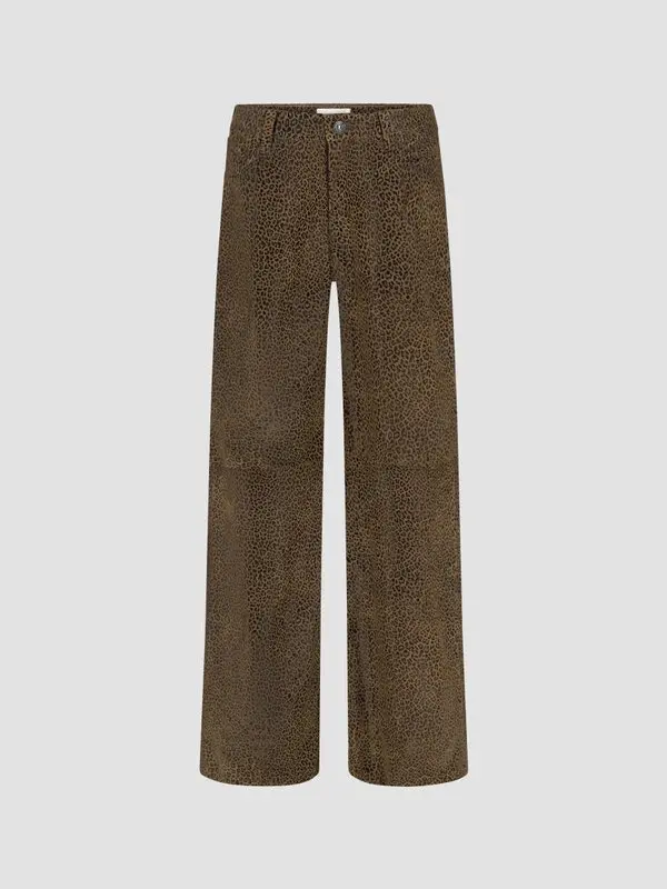 FRAME Le Slim Palazzo -print Jeans - Leopard