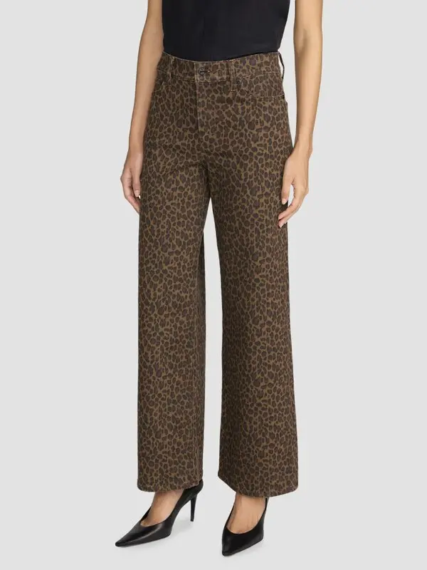 FRAME Le Slim Palazzo -print Jeans
