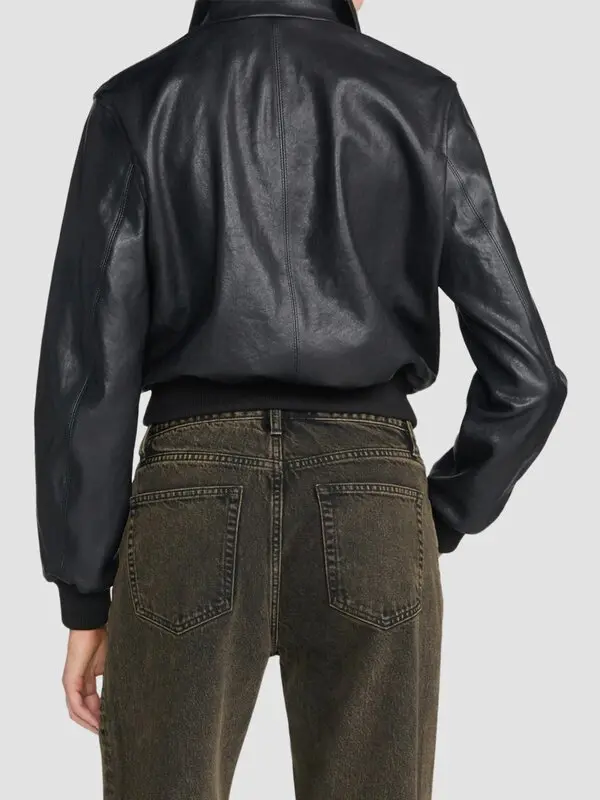 FRAME Ace Leather Jacket