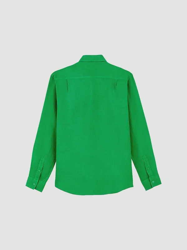 Vilebrequin Caroubis Linen Button-front Shirt