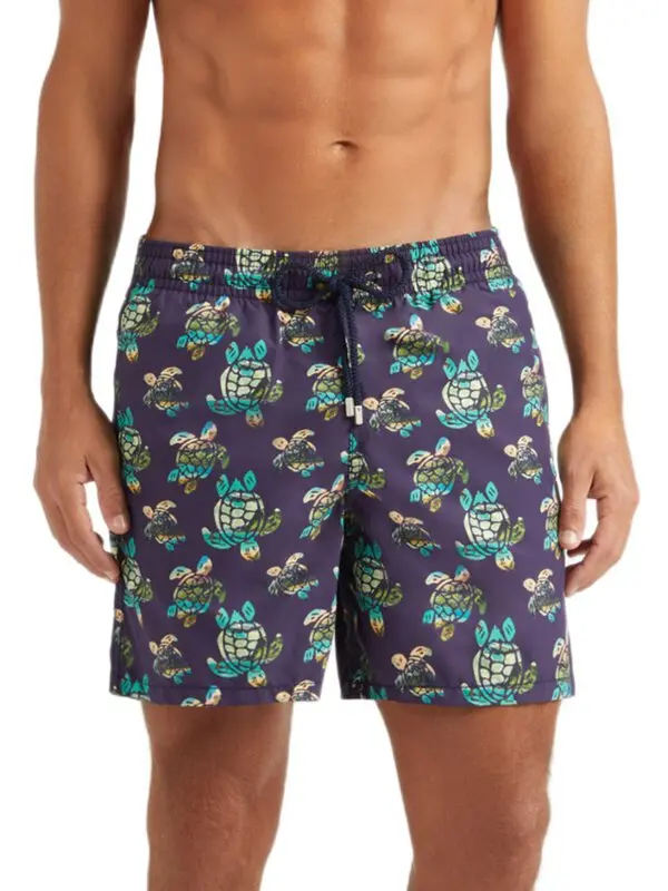Vilebrequin Landscape Turtles Swim Shorts