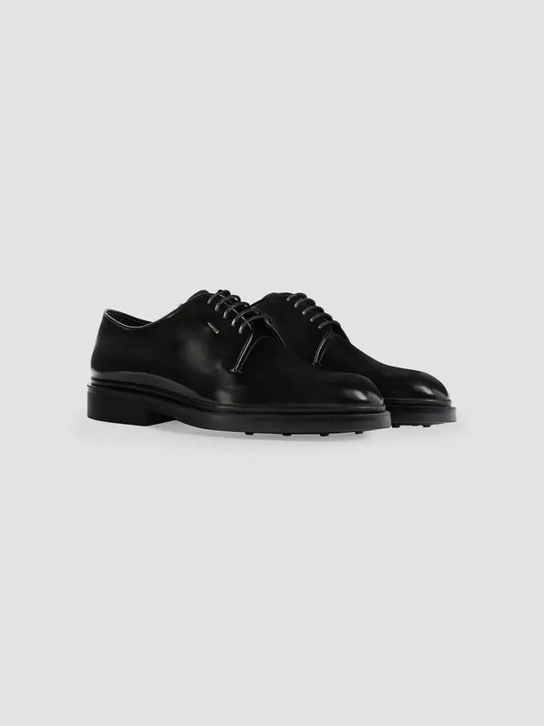 GIUSEPPE ZANOTTI Tag Leather Derbys