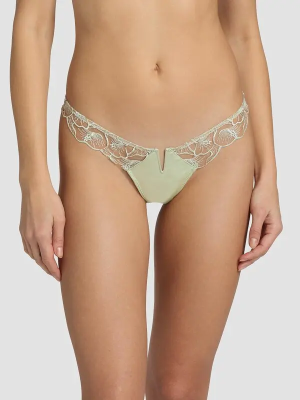 Kiki De Montparnasse Calla Lily Thong