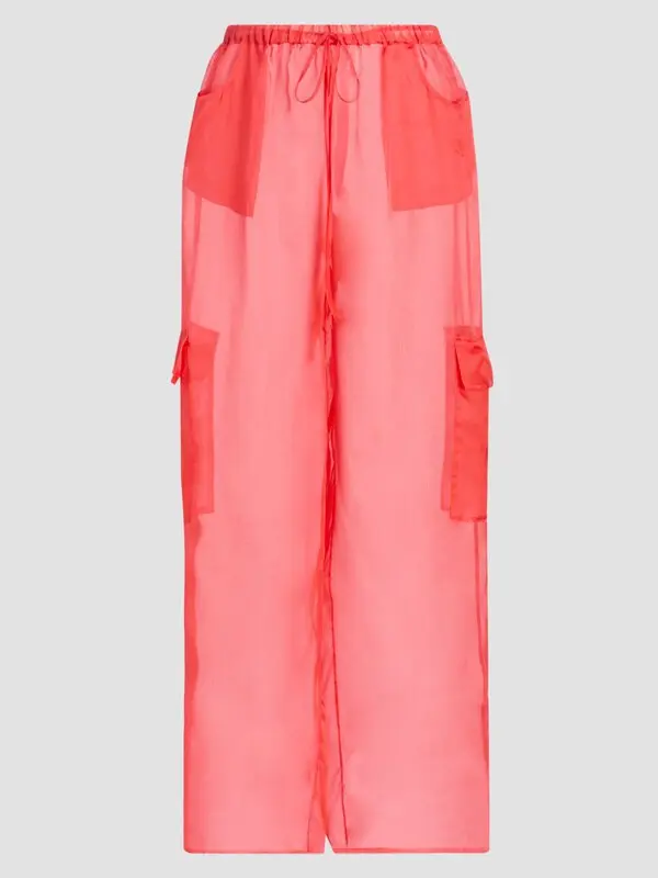 Kiki De Montparnasse Sheer Silk Organza Pants