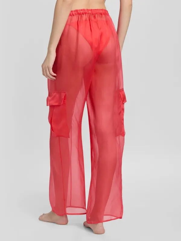 Kiki De Montparnasse Sheer Silk Organza Pants