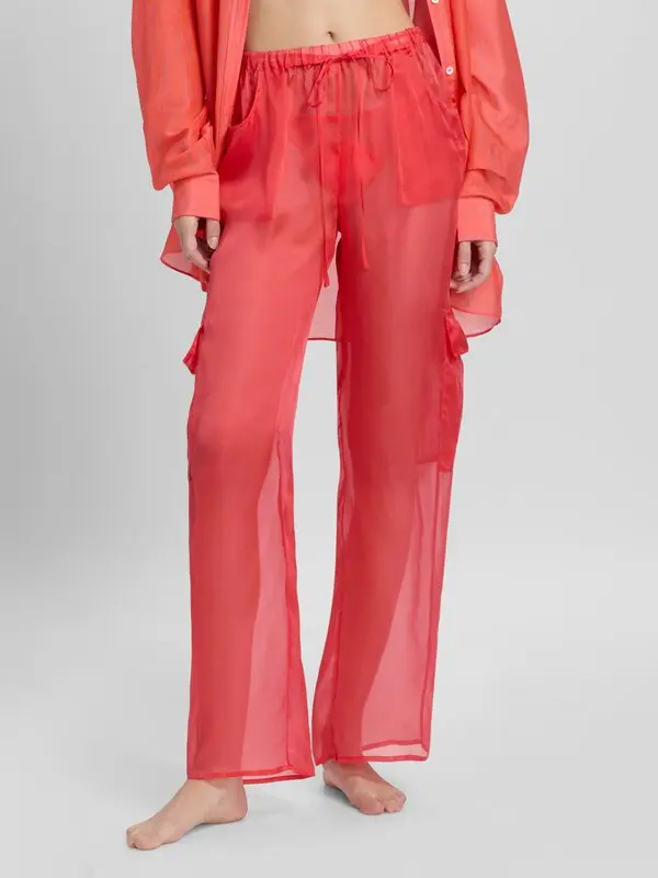 Kiki De Montparnasse Sheer Silk Organza Pants