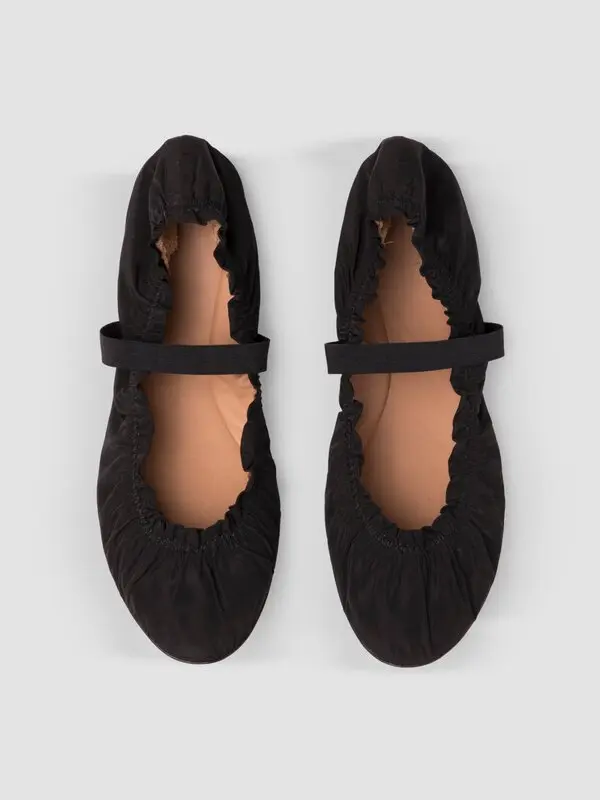 ODISSI Flora Ruched Ballet Flats