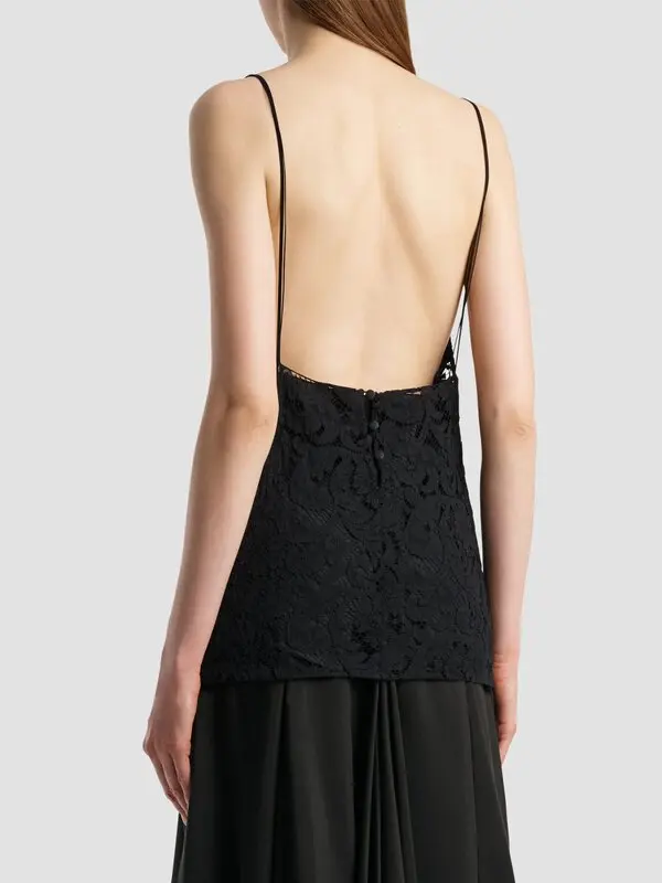 Khaite Neema Lace-silk Camisole