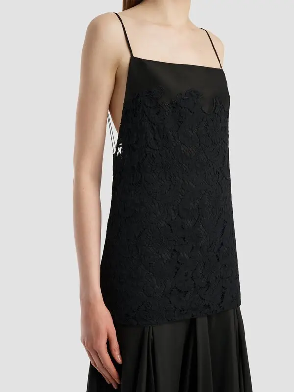 Khaite Neema Lace-silk Camisole