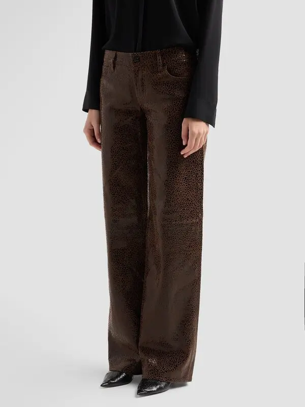 FRAME The Suede Gray Pants