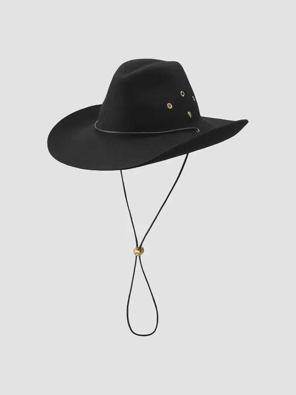 Helen Kaminski Walker Cowboy Felted Merino Wool Fedora