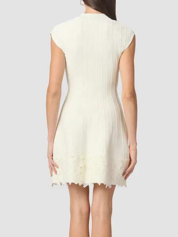 Shoshanna Azalea Ottoman-knit Minidress