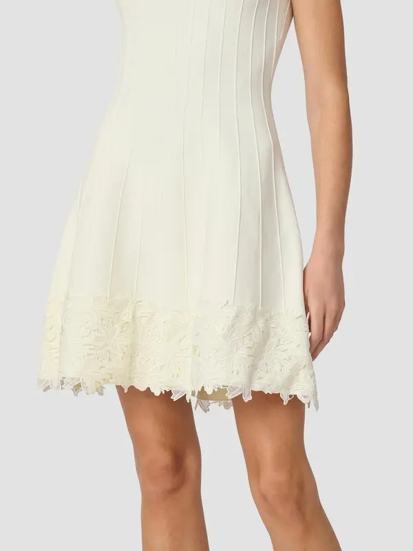 Shoshanna Azalea Ottoman-knit Minidress