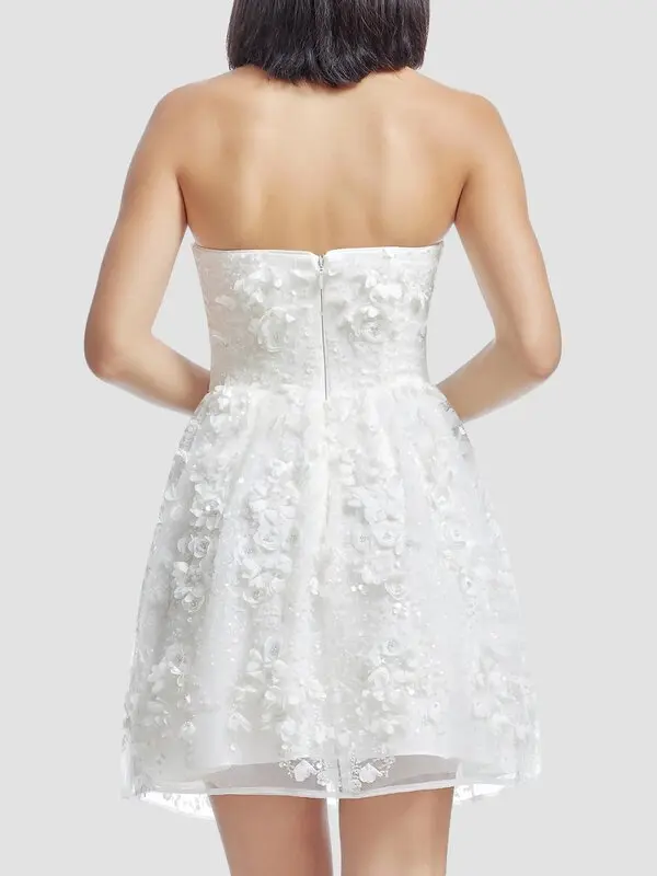 Dress The Population Marilyn Strapless Embellished Fit & Flare Minidress