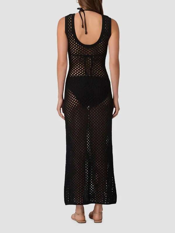 Shoshanna Plage Crotchet A-line Cover-up Maxi Dress