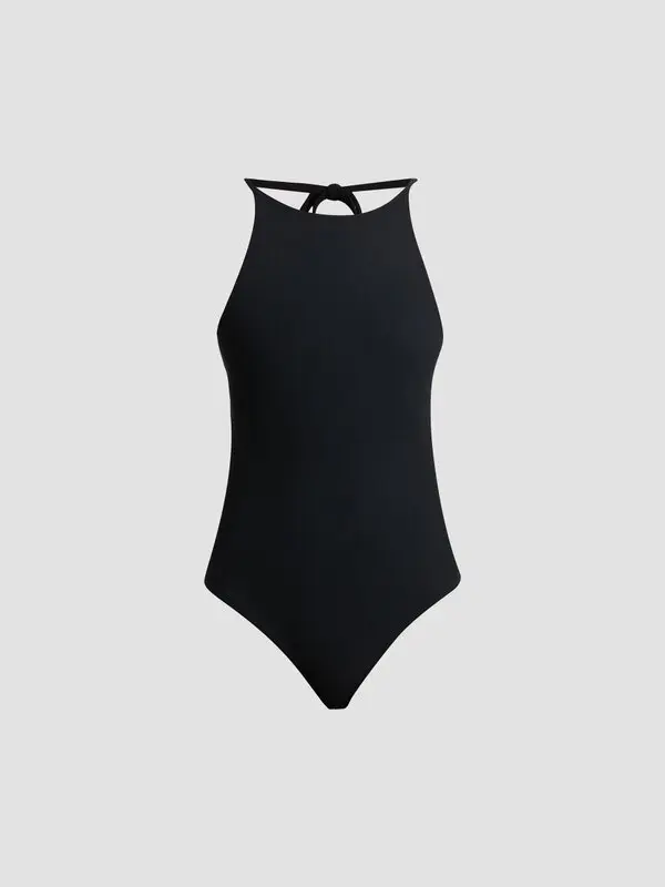 Kiki De Montparnasse Coeur One-piece Swimsuit - Black